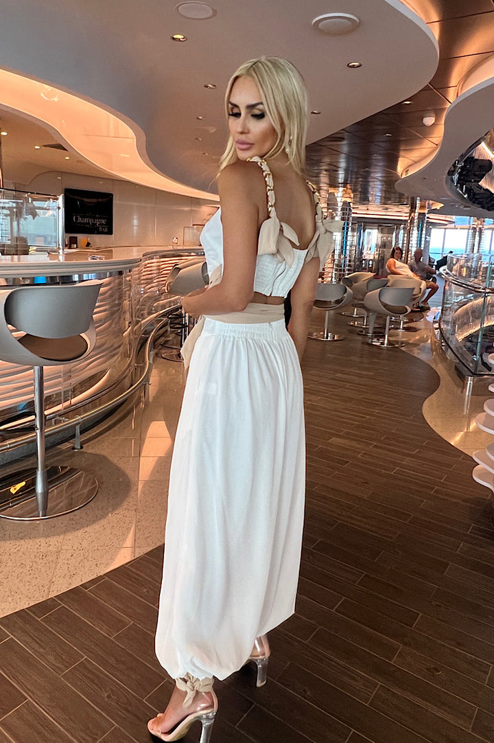Women's Two Piece Matching Sets, Rhinestone 2 Piece Pants Set & Outfit ...